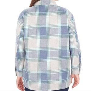 members mark | Jackets & Coats | Button Up Plaid Shacket | Poshmark